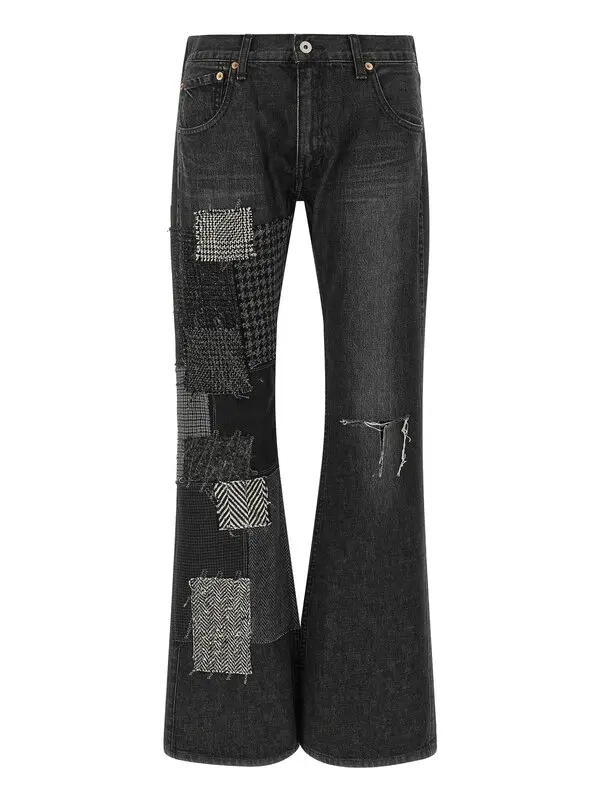 Junya Watanabe Patchwork Jeans - Black