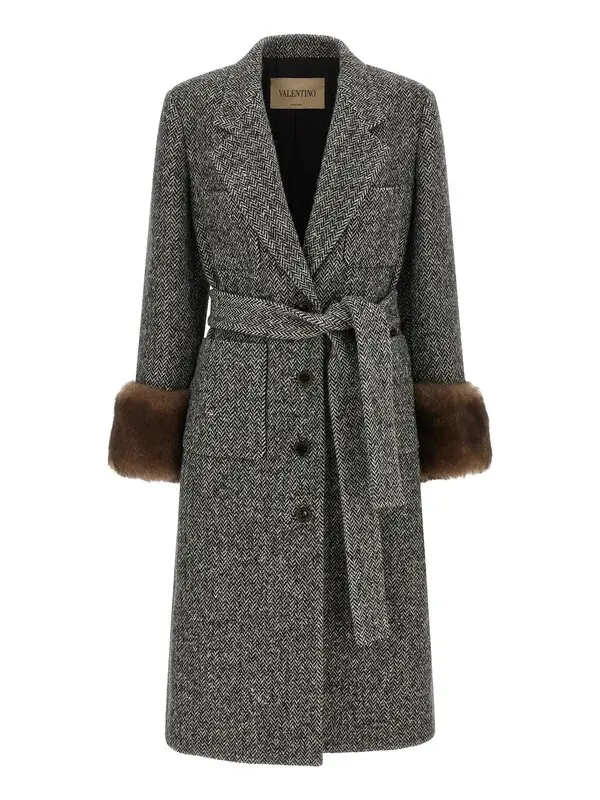 Valentino Garavani Mossi' Coat - Multicolor