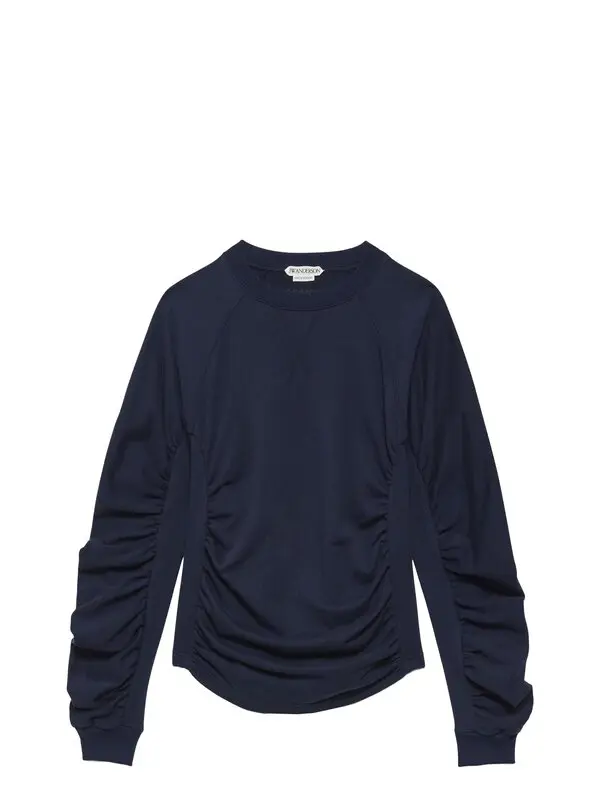 JW Anderson Ruched Sleeve Sweatshirt - Multicolor