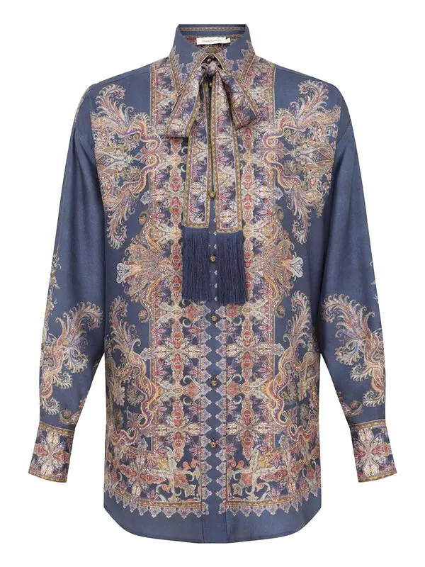 Zimmermann Valiant Relaxed Shirt - Multicolor