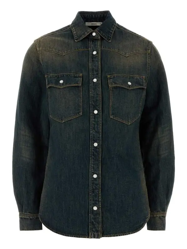 Fendi Denim Shirt - Blue