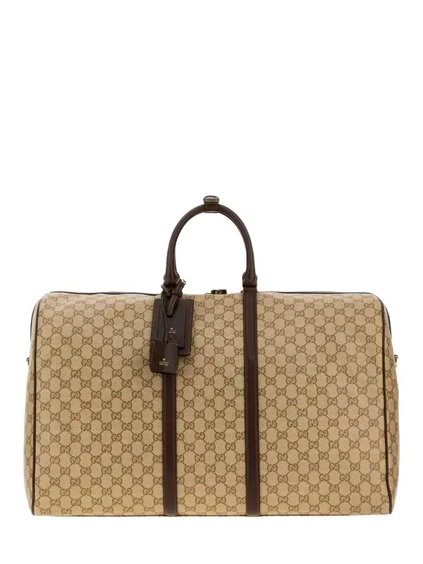 Gucci Printed Canvas Large Essence Classic Travel Bag - Multicolor