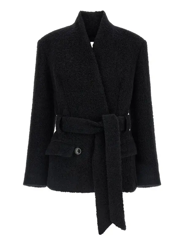 Isabel Marant Étoile Syndra' Belted Blazer - Black