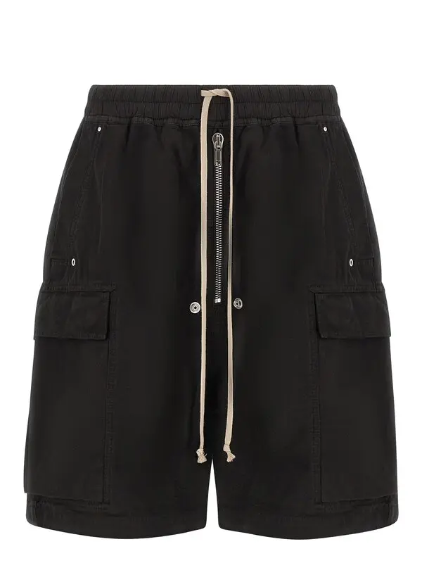 Rick Owens Cargobela' Bermuda Shorts - Black