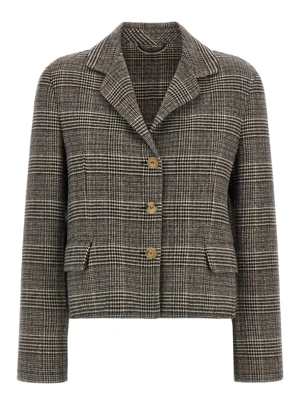 ERMANO SCERVINO Ermanno Scervino Blazer Cropped Check - Multicolor