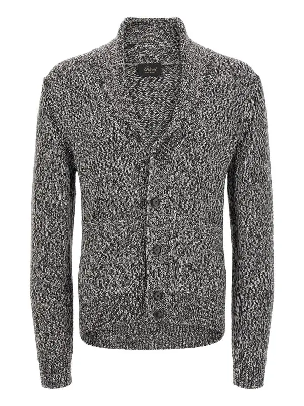 Brioni Shawl Neck Cardigan - Multicolor