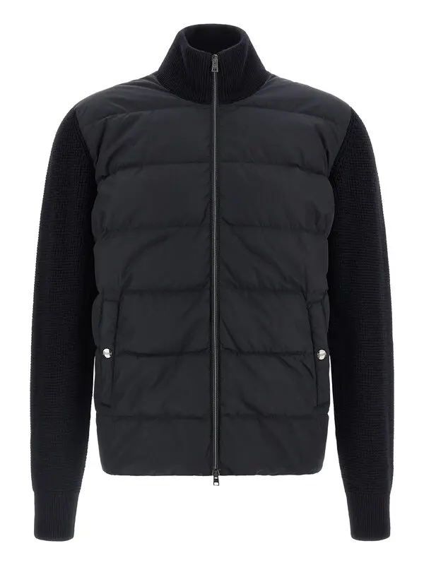 Herno Padded Cardigan - Blue
