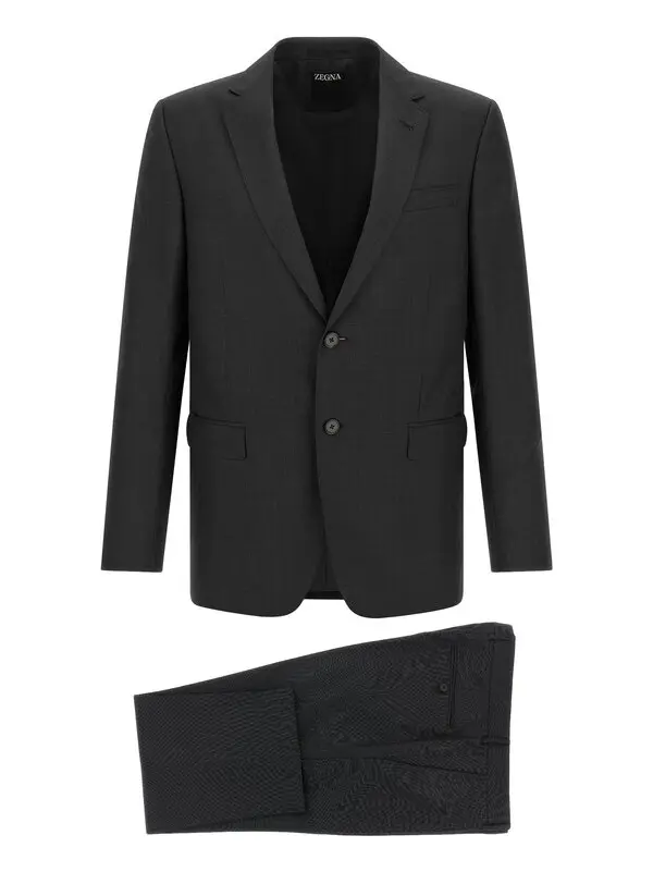 Zegna Wool Dress - Gray