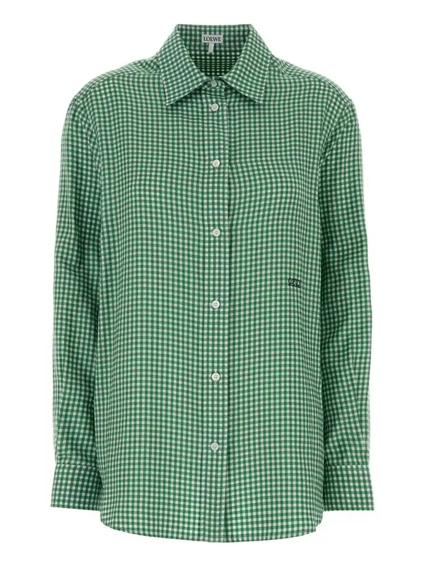 Loewe Embroidered Twill Shirt - Multicolor