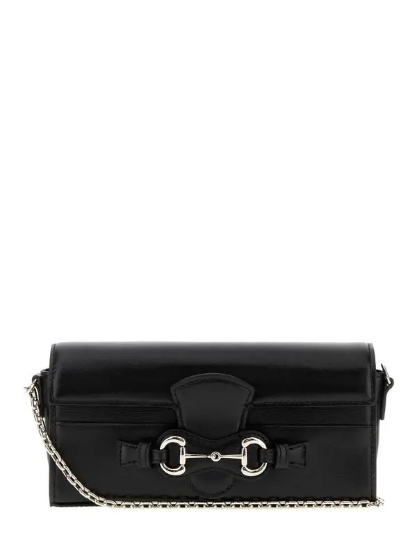 Gucci Leather Crossbody Bag - Black