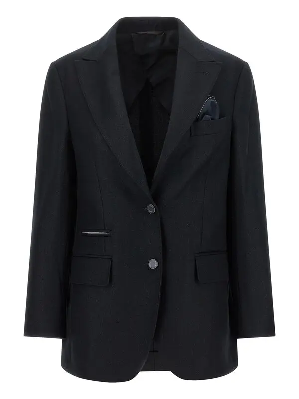Peserico Punto Luce' Blazer - Black