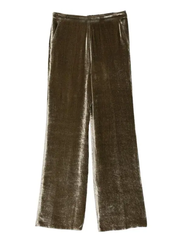 Etro Velvet Trousers - Brown