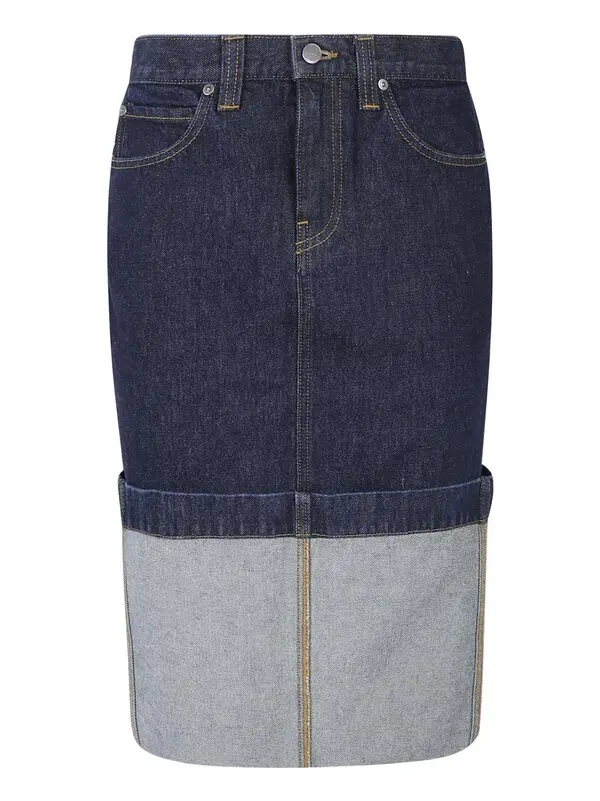 Khaite Mini Cotton Skirt - Benson