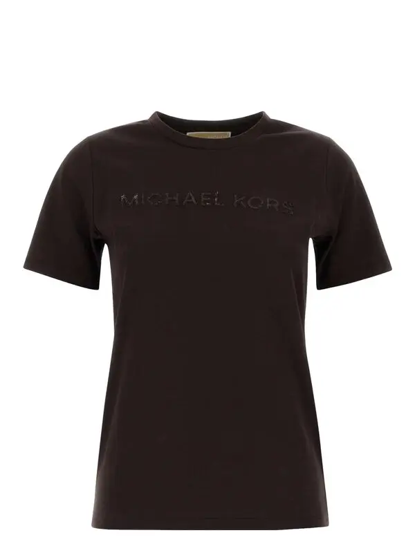 Michael Kors 100% Cotton T-shirt - Brown