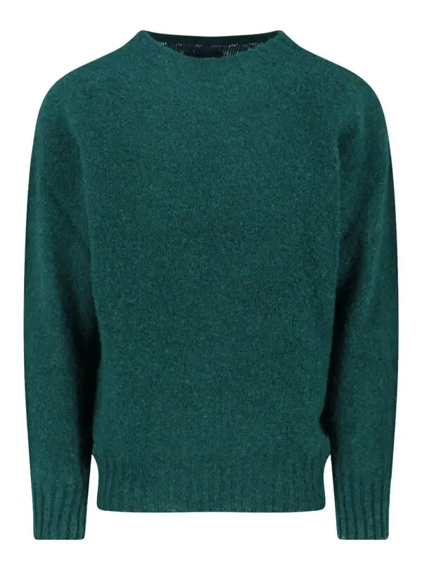 Howlin' Fine Wool Sweatshirt Sweater - Green