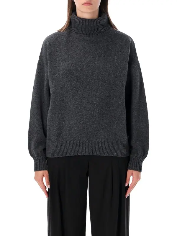 SESSUN Wool Turtleneck Sweater - Grigio