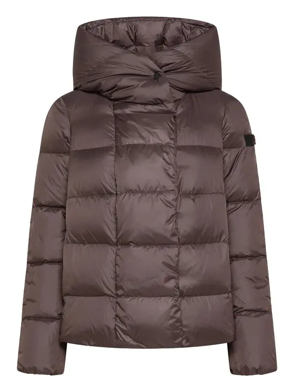 Peuterey Hooded Puffer Jacket - Chicory Coffee
