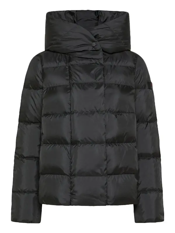 Peuterey Hooded Quilted Puffer Jacket - Nero