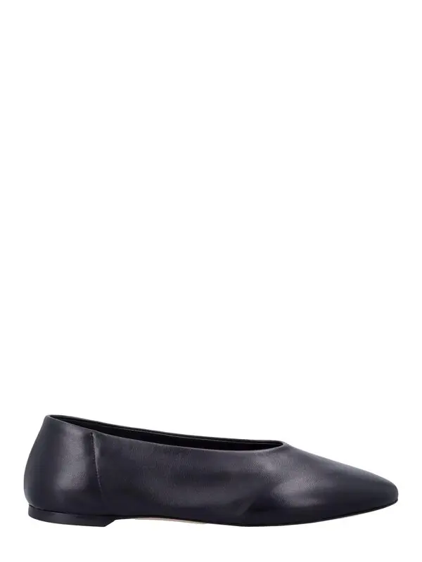 TOTEME Slip-on Nappa Ballerinas With Cushioned Flexible Sole - Nero