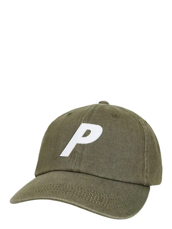 PALACE Bleached Denim P 6-panel 'army Olive - Green