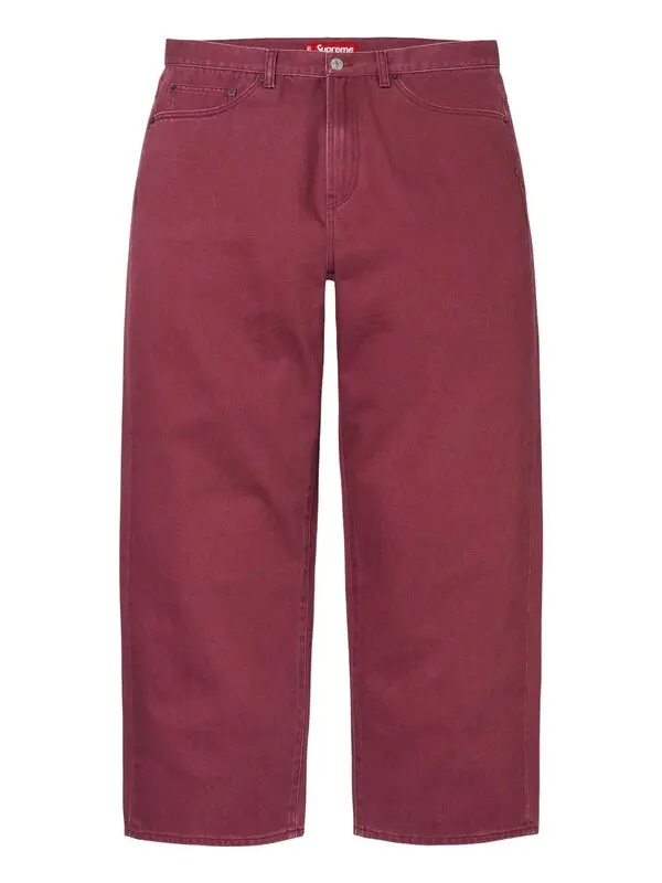 Supreme Baggy Jean 'burgundy - Red