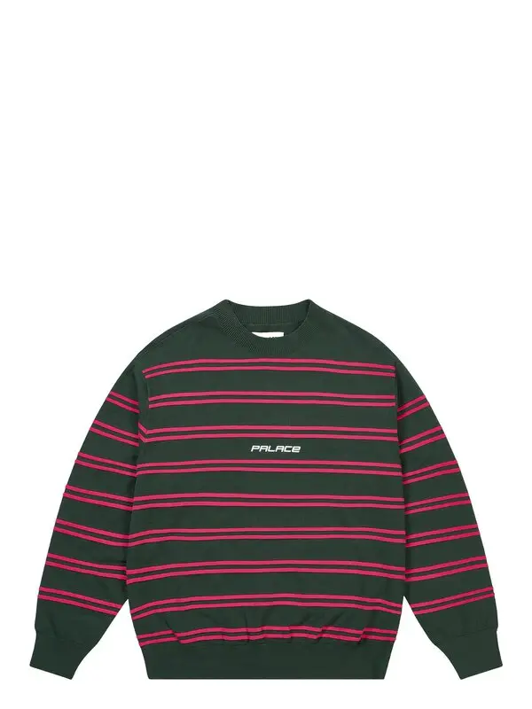 PALACE P-stripe Knit - Green
