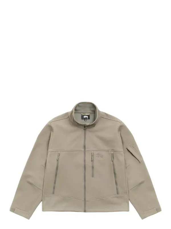 StÜssy Soft Shell Jacket 'moss - Grey