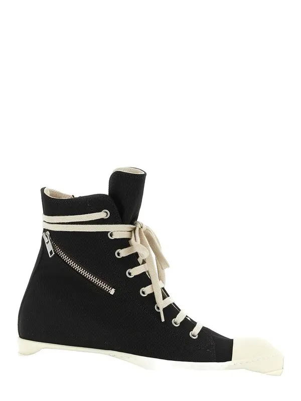 Rick Owens Cargo Abstract Sneaks' Sneakers - Black