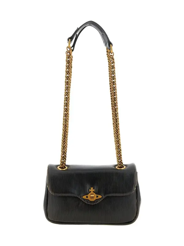 VIVIENNE WESTWOOD Anita' Small Shoulder Bag - Black