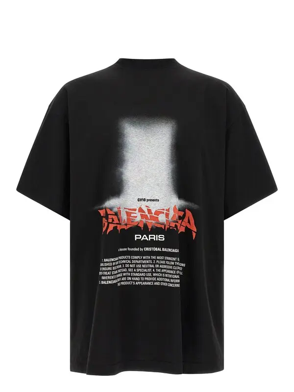 Balenciaga The Door' T-shirt - Black