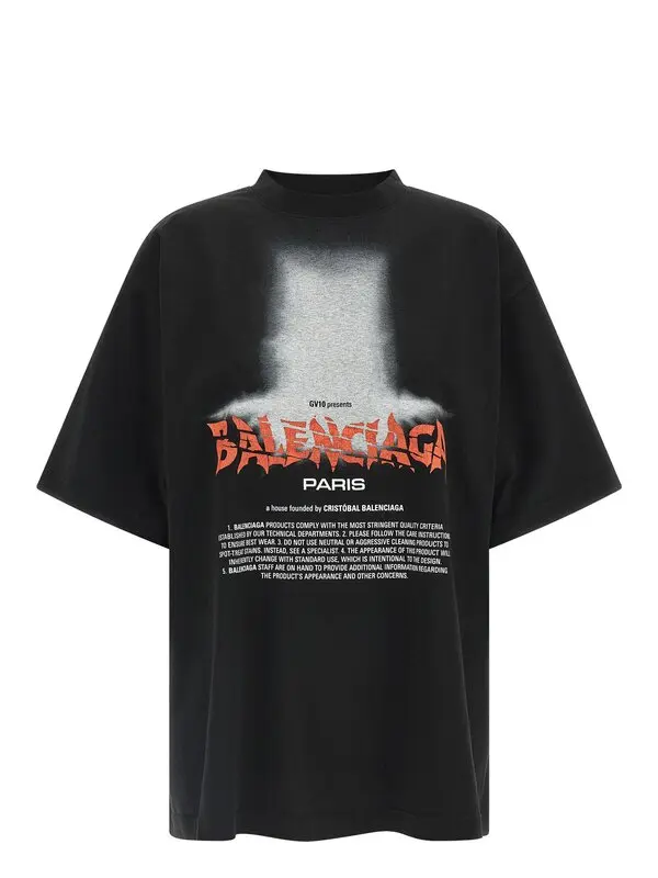 Balenciaga The Door' T-shirt - Black