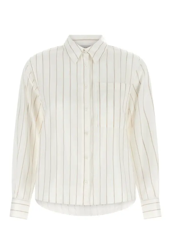 Peserico Striped Shirt - Cream