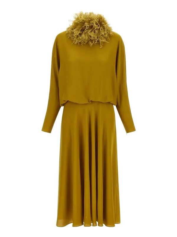 Valentino Garavani Georgette Dress - Green
