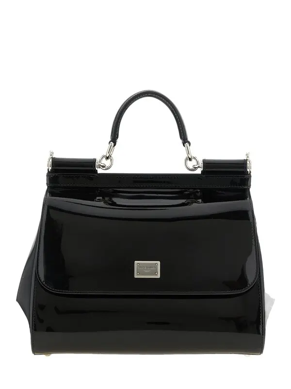 Dolce & Gabbana Sicily' Large Handbag - Black