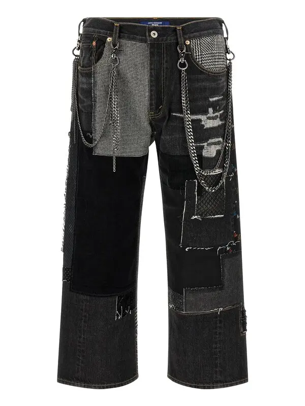 Junya Watanabe Patchwork Jeans - Blue