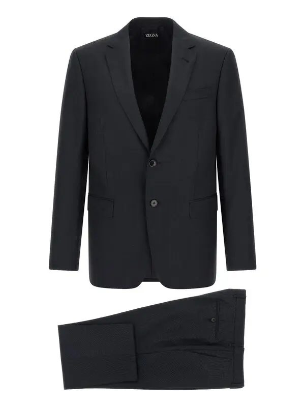 Zegna Wool Dress - Blue