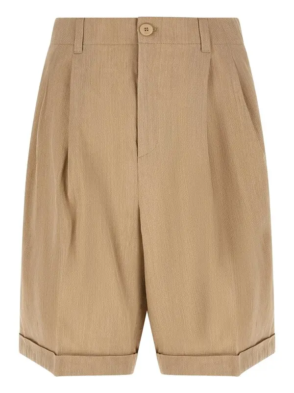 Jacquemus Le Short Pastro' Bermuda Shorts - Cream