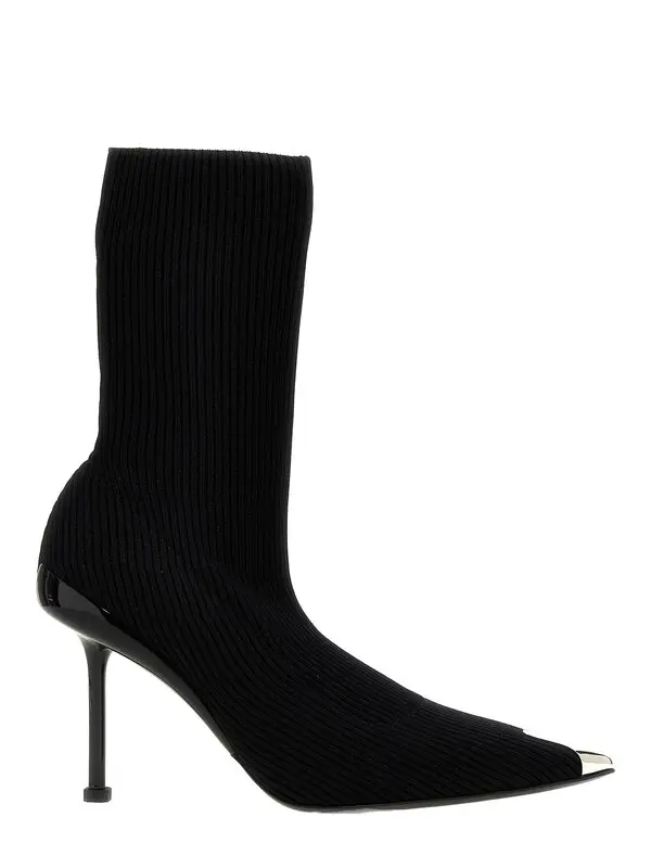 Alexander McQueen Slash' Ankle Boots - Black