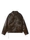 GOLDEN GOOSE Journey W's Jacket Babete Mixed Of Embossed And Plain Nappa Leather - Multicolor