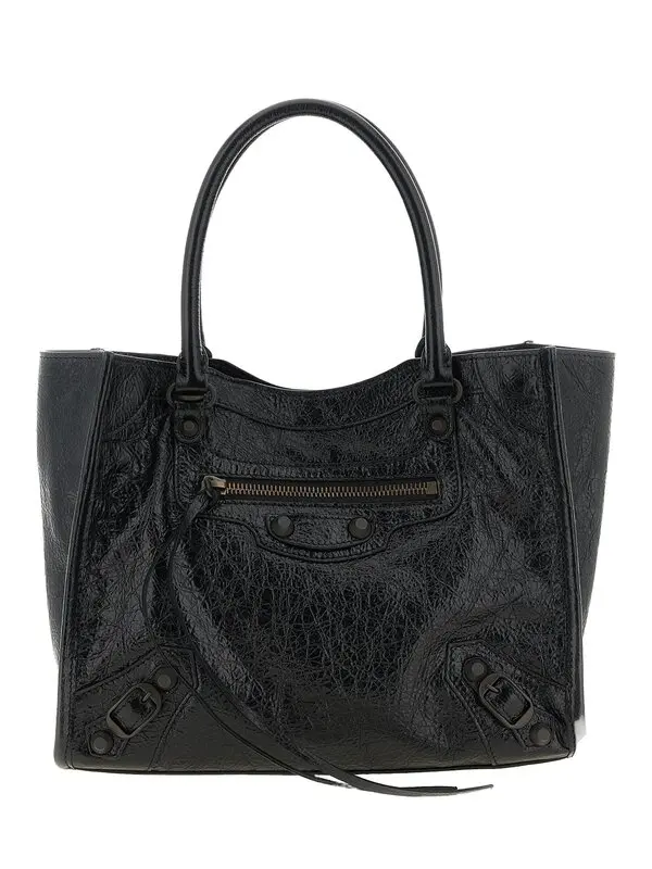 Balenciaga Le City Mini Tote' Handbag - Black