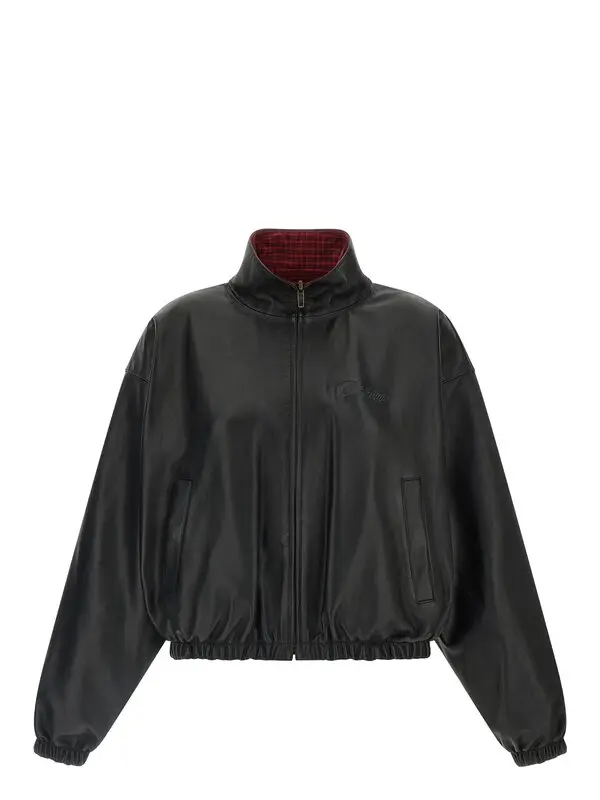Balenciaga Reversible Leather Jacket - Black