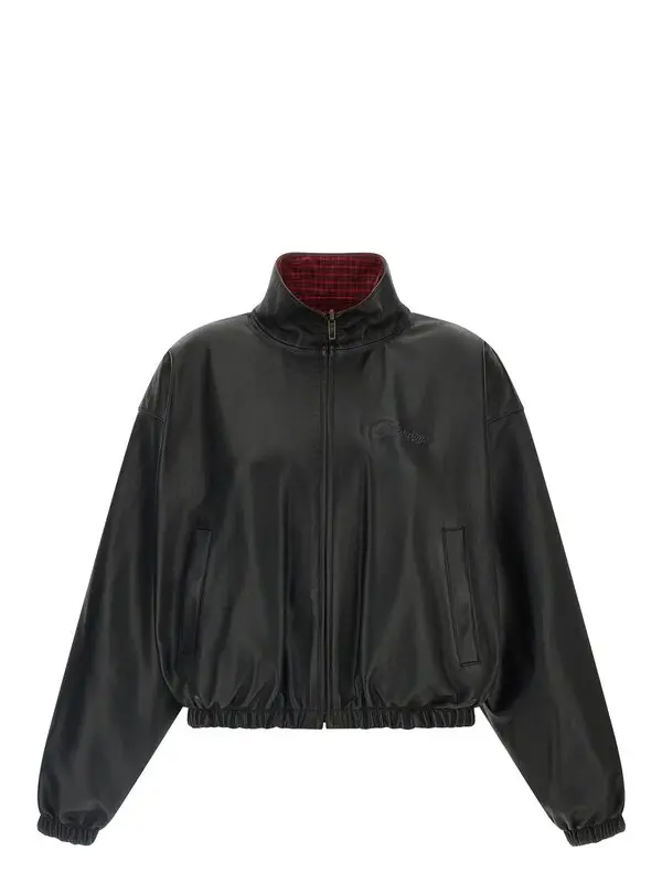 Balenciaga Reversible Leather Jacket - Black