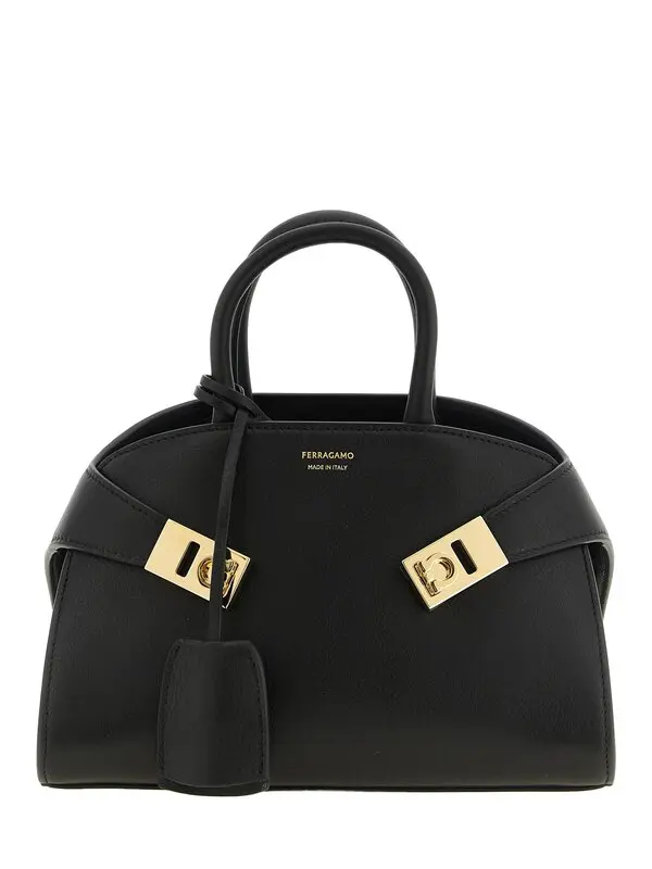 FERRAGAMO Hug Mini' Handbag - Black