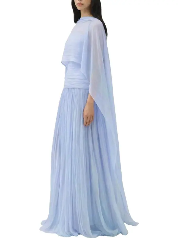 Simkhai Genoa Sheer Cape - Blue