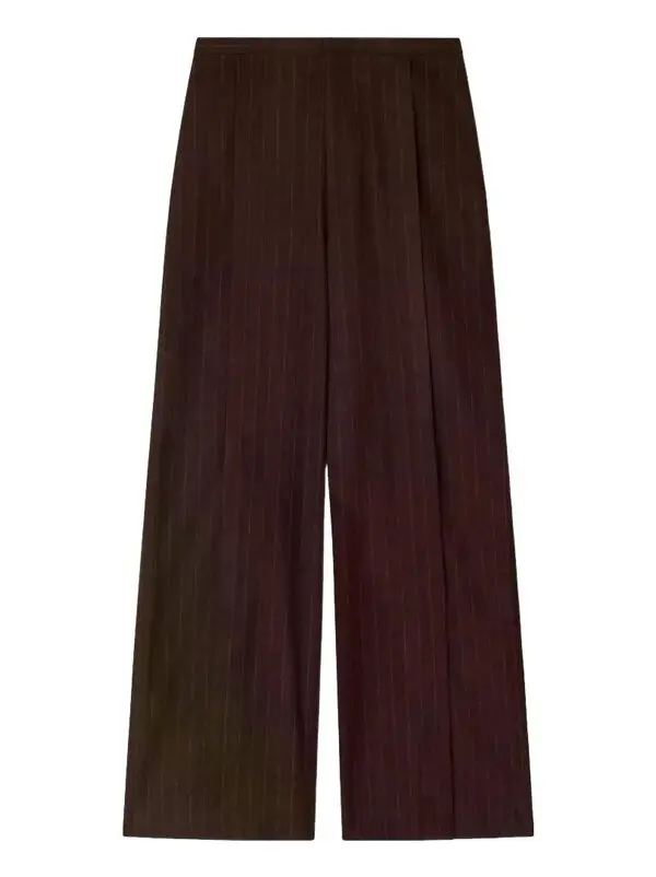 Rodebjer Rubin Pinstripe-pattern Trousers - Brown
