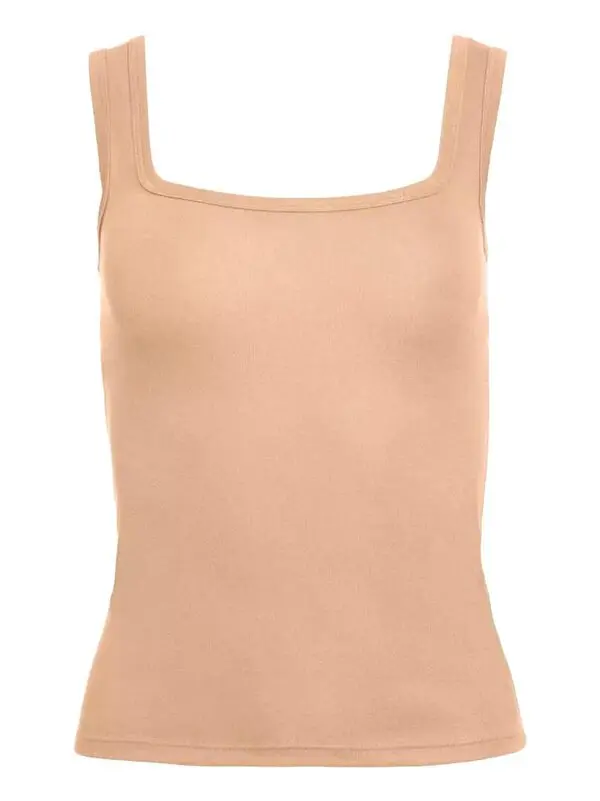 THE PARK Sawyer Square-neck Tank Top - Neutrals