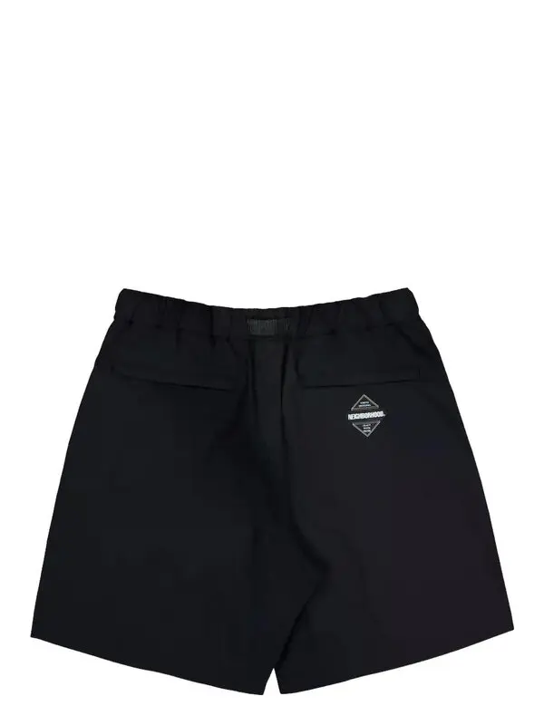 NEIGHBORHOOD Belted Logo-print Shorts - Black
