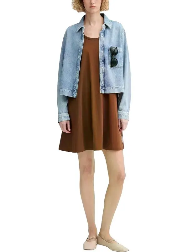 Marc O'polo Sleeveless A-line Mini Dress - Brown