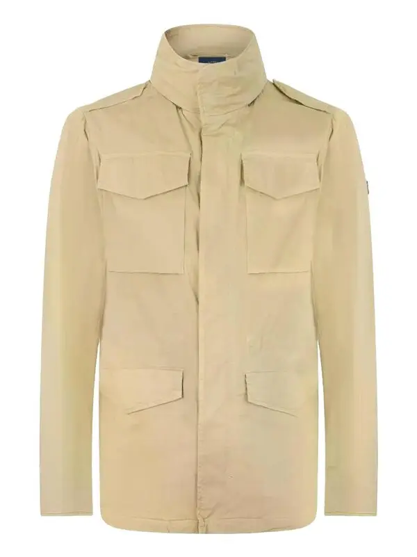 Paul & Shark Flap-pocket High-neck Jacket - Neutrals