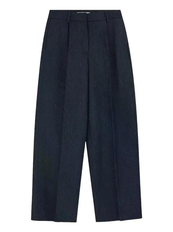 SKALL STUDIO Thom Pleated Trousers - Blue